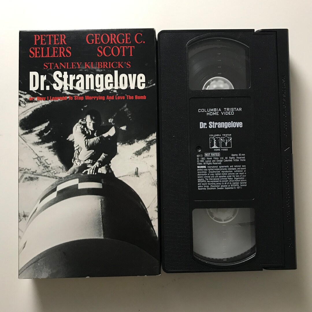 Dr. Strangelove VHS Tape 60s Stanley Kubrick Black & White Cult Film - Etsy