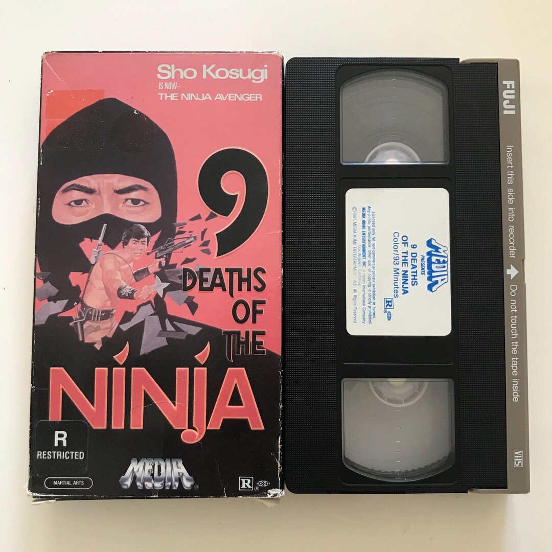 9 Deaths of the Ninja VHS Tape Sho Kosugi 80s Martial Arts Action - Etsy