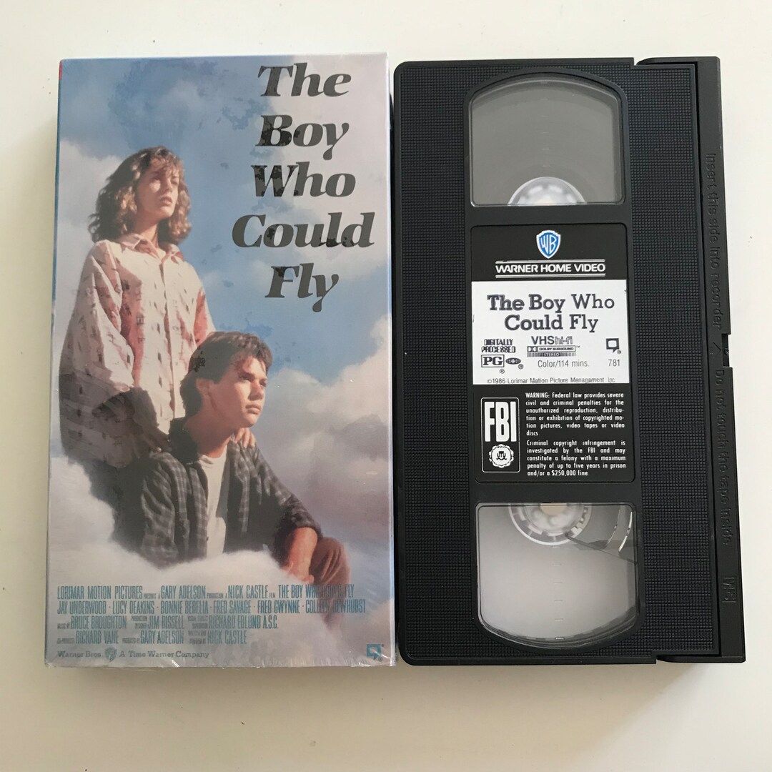 The Boy Who Could Fly VHS Tape 80s Family Film Nostalgia - Etsy