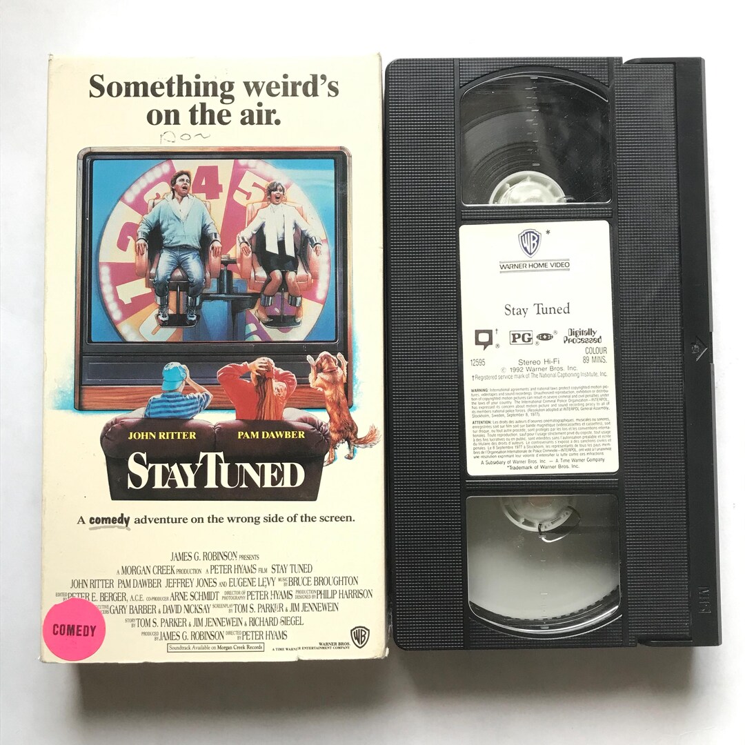 Stay Tuned VHS Tape Retro 90s Comedy Cult Film John Ritter - Etsy