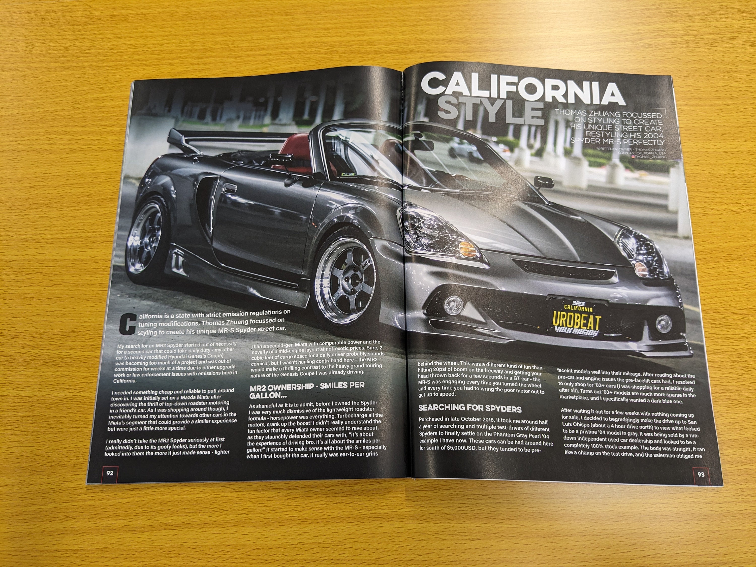 MR2 Only Magazine Issue 2 - Japanese Car Enthusiasts Print Magazine ...