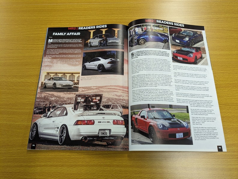 MR2 Only Magazine Issue 3 - Japanese Car Enthusiasts Print Magazine ...