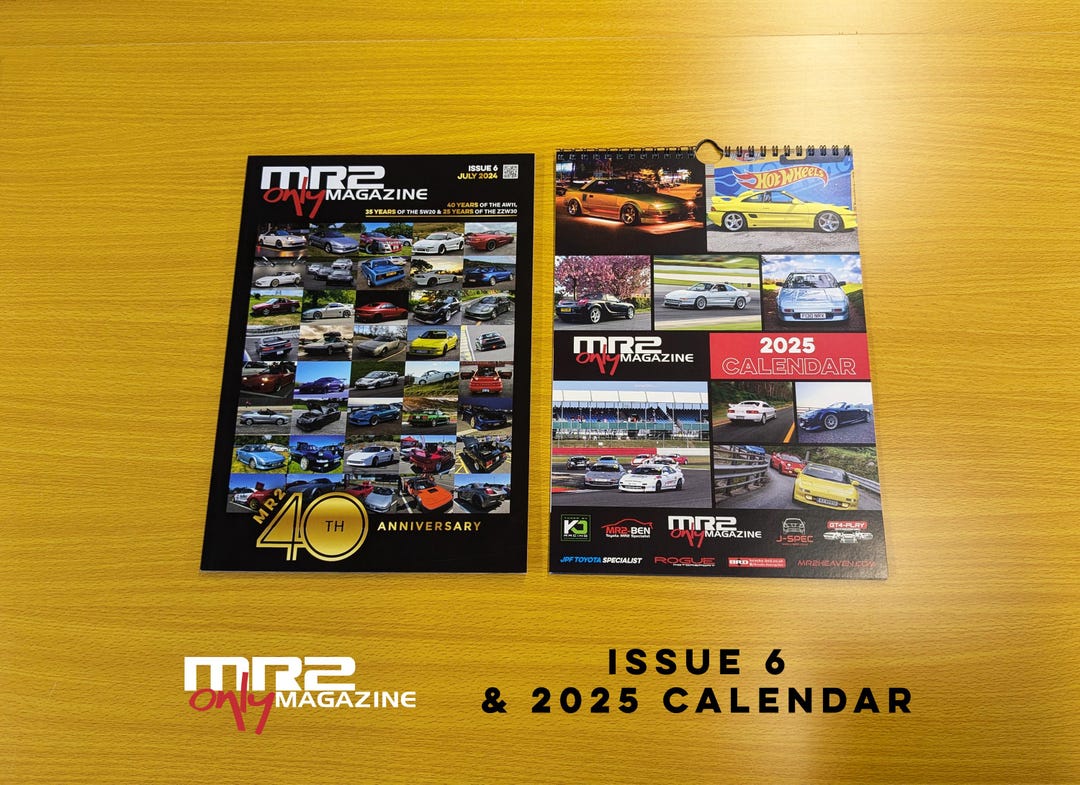 MR2 Only Magazine Bundle Calendar 2025 and Issue 6 - Japanese Car ...