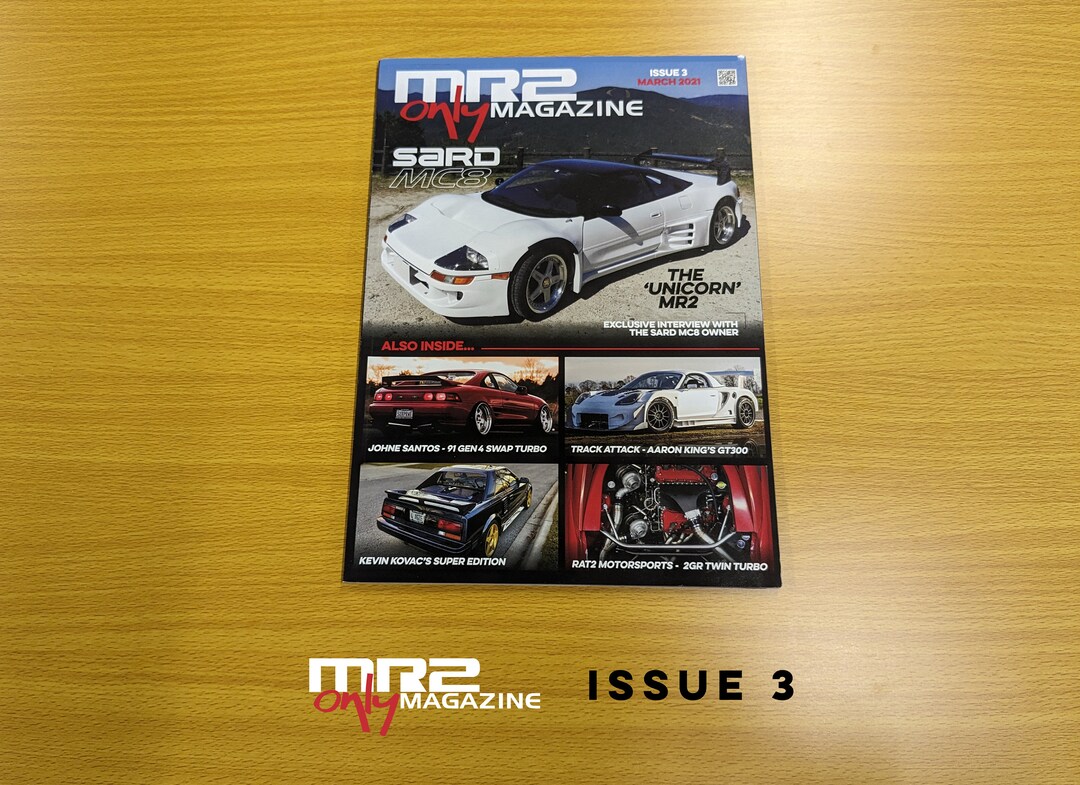 MR2 Only Magazine Issue 3 - Japanese Car Enthusiasts Print Magazine ...