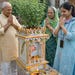 Handcrafted Tulsi Vrindavan Mandir | Painted Tulsi Planter Shrine ...