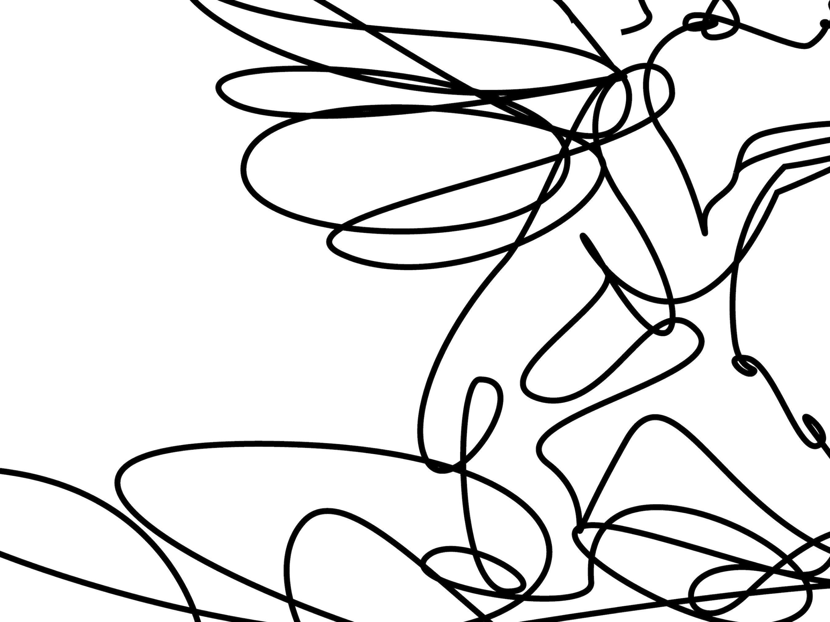 Fairy Line Art- Enchanting Print - Fairy Print, Folklore Lover, Framed ...