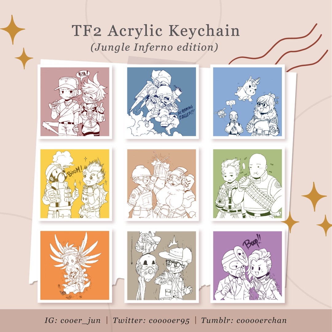 TF2 Sticker Set - Etsy