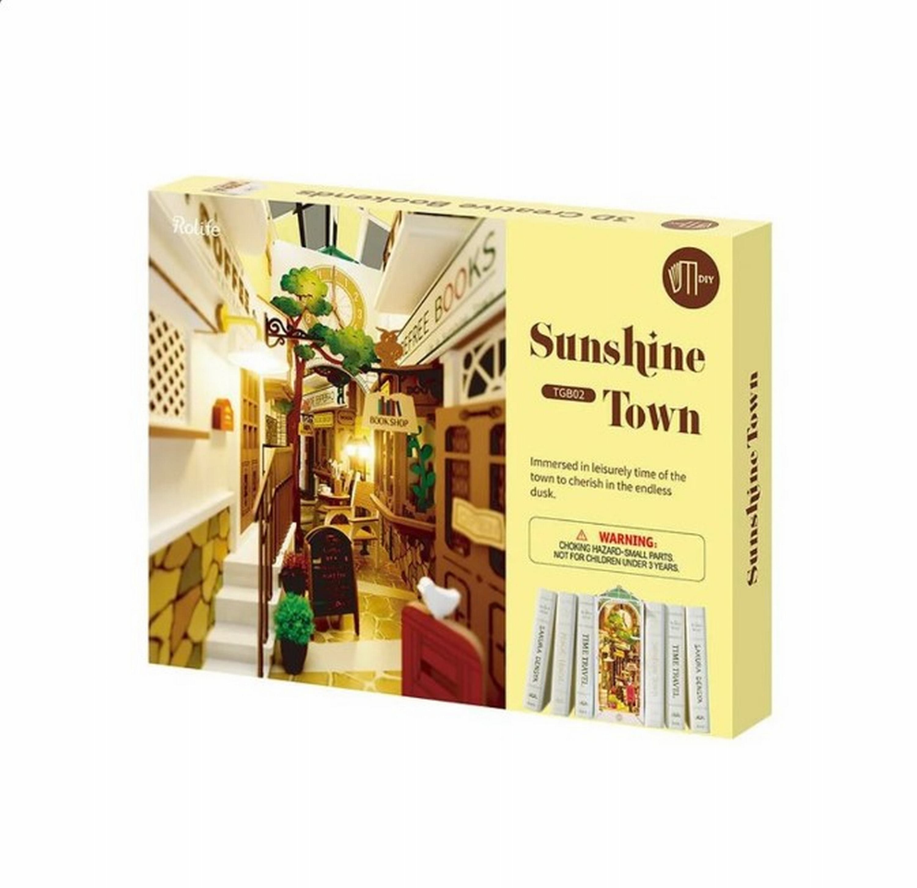 Build Your Own Book Nook, Doll House DIY Kit, Miniature Book Nook Craft ...