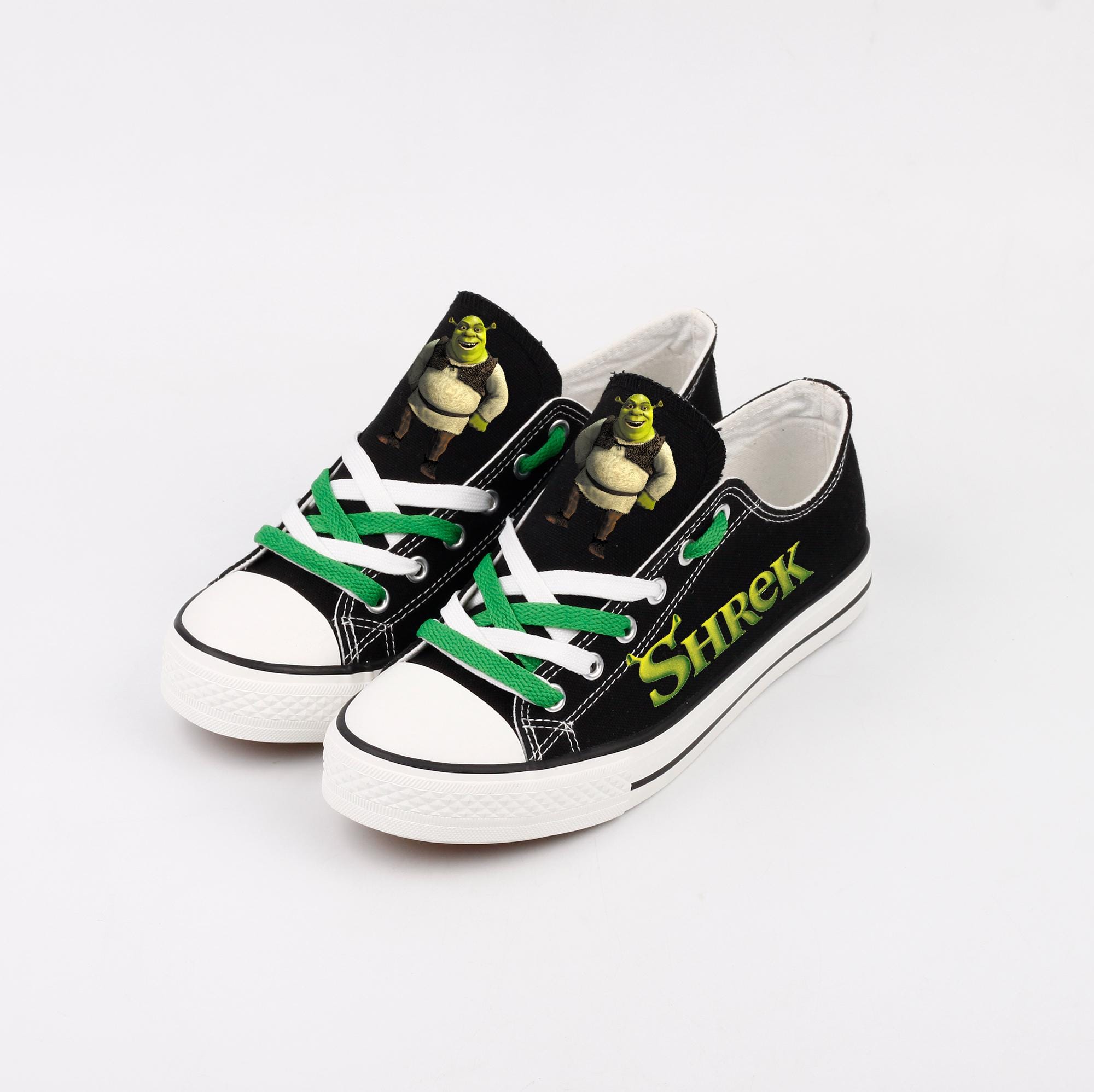 Shrek Shoes, Shrek, Canvas Shoes, Cartoon, Dream Works, Family ...