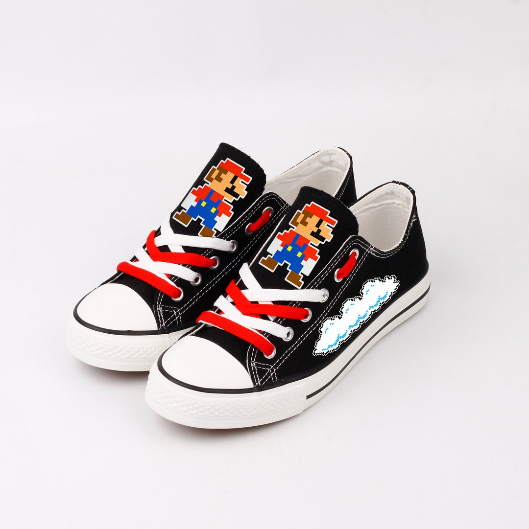 Super Mario Shoes, Super Mario Mushroom, Super Mario Sneakers, Tennis ...