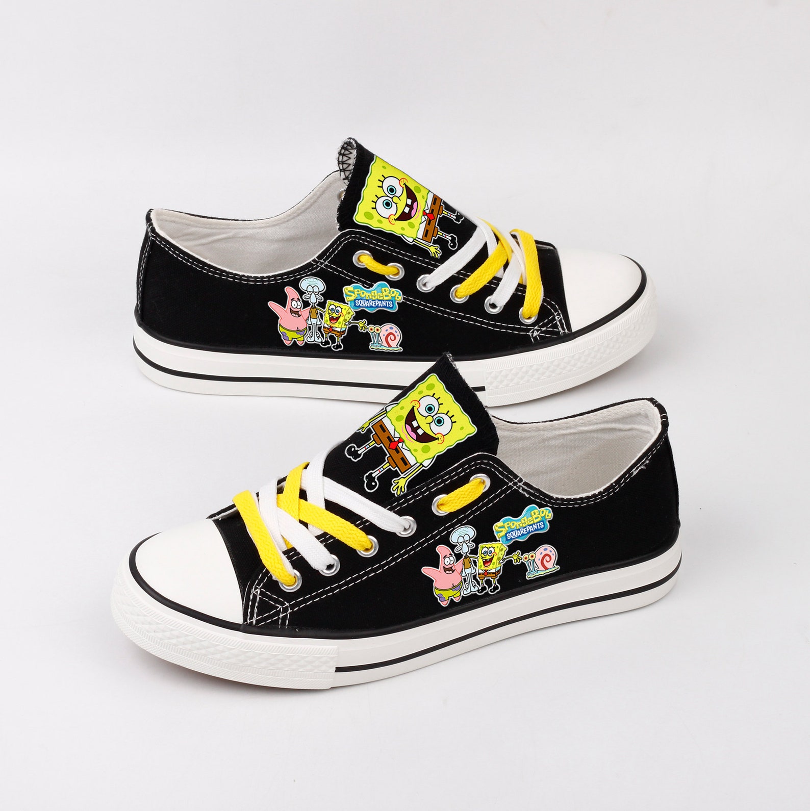 Nickelodeons, Spongebob Squarepants Shoes, Spongebob Sneakers, Cartoon ...
