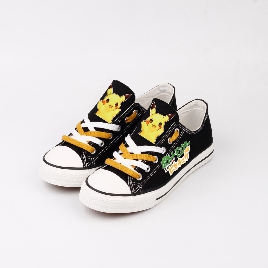 Pikachu Shoes, Pokemon Shoes, Pikachu, Footwear, Tennis Shoes, Print ...