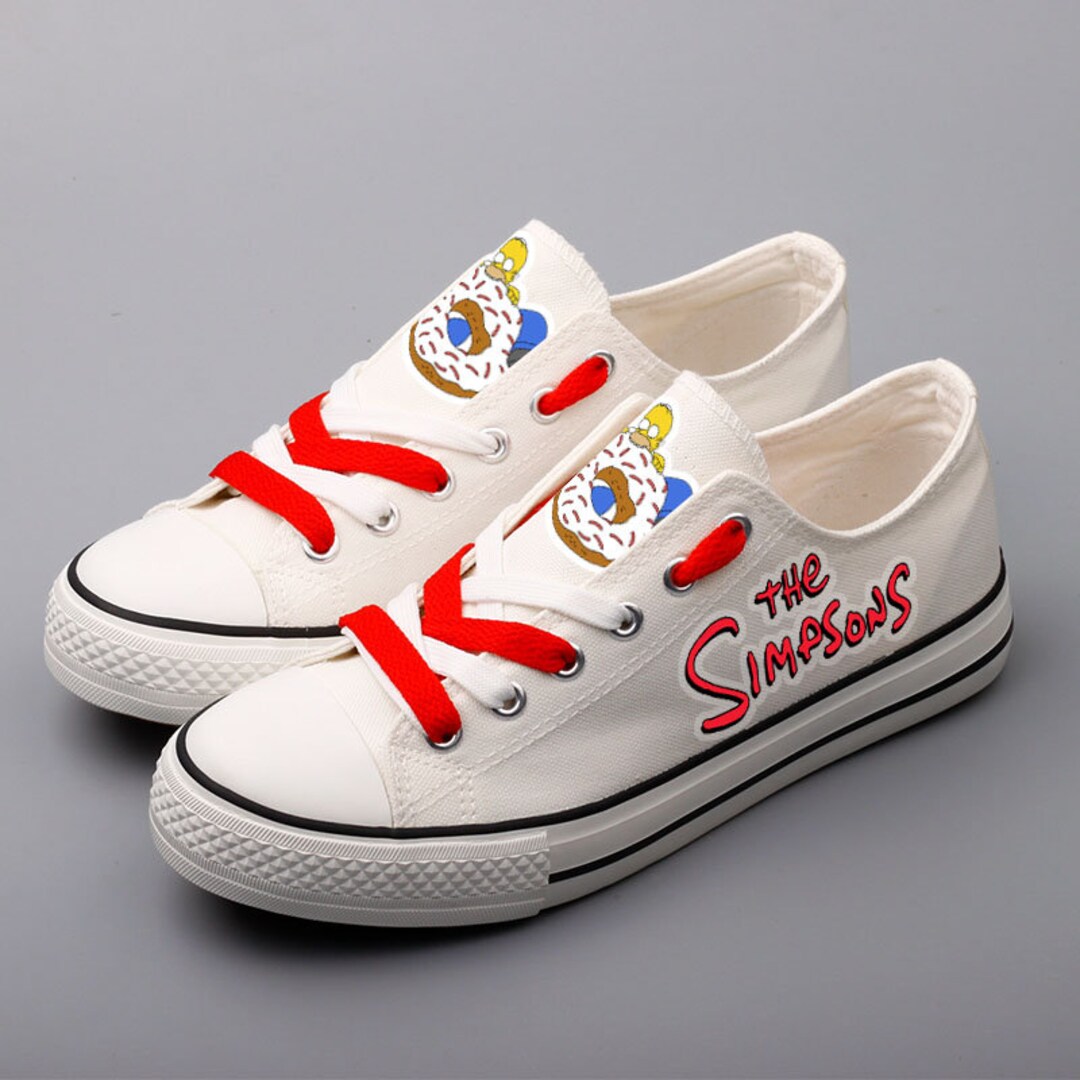 The Simpsons Shoes, the Simpsons Sneakers, Canvas Shoes, Tennis Shoes ...