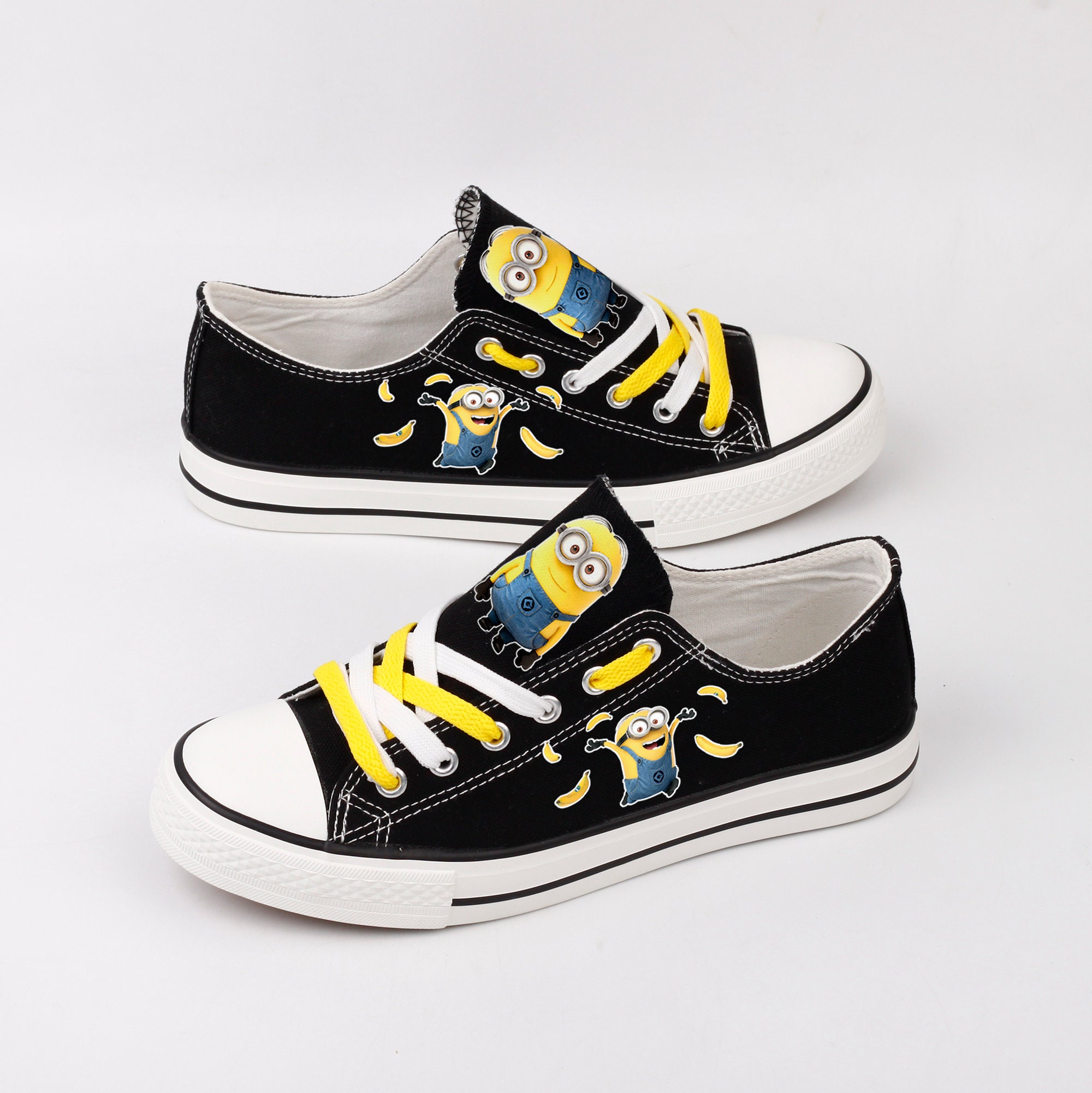 Minions Shoes, Minion Shoes, Minion Sneakers, Tennis Shoes, Print, Gift ...