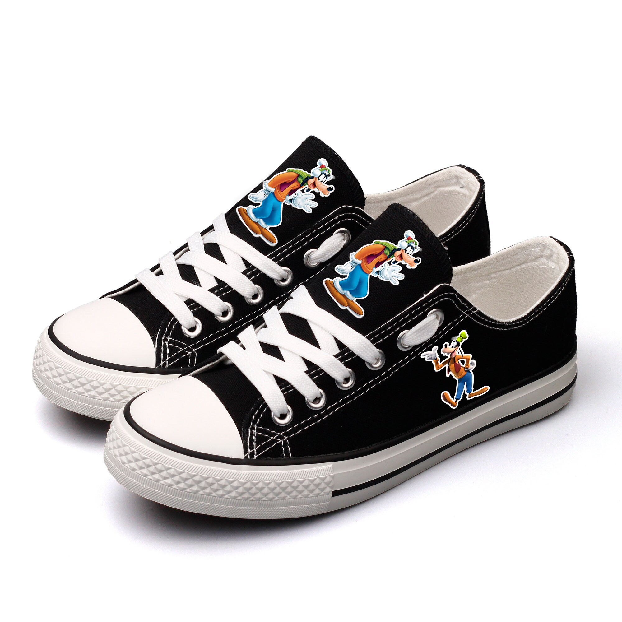 Disney Goofy Shoes Funny Goofy Sneakers Canvas Shoes Footwear Tennis ...