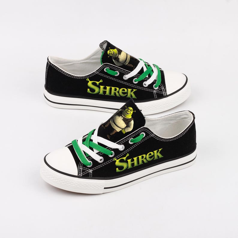 Shrek Shoes, Shrek, Canvas Shoes, Cartoon, Dream Works, Family ...