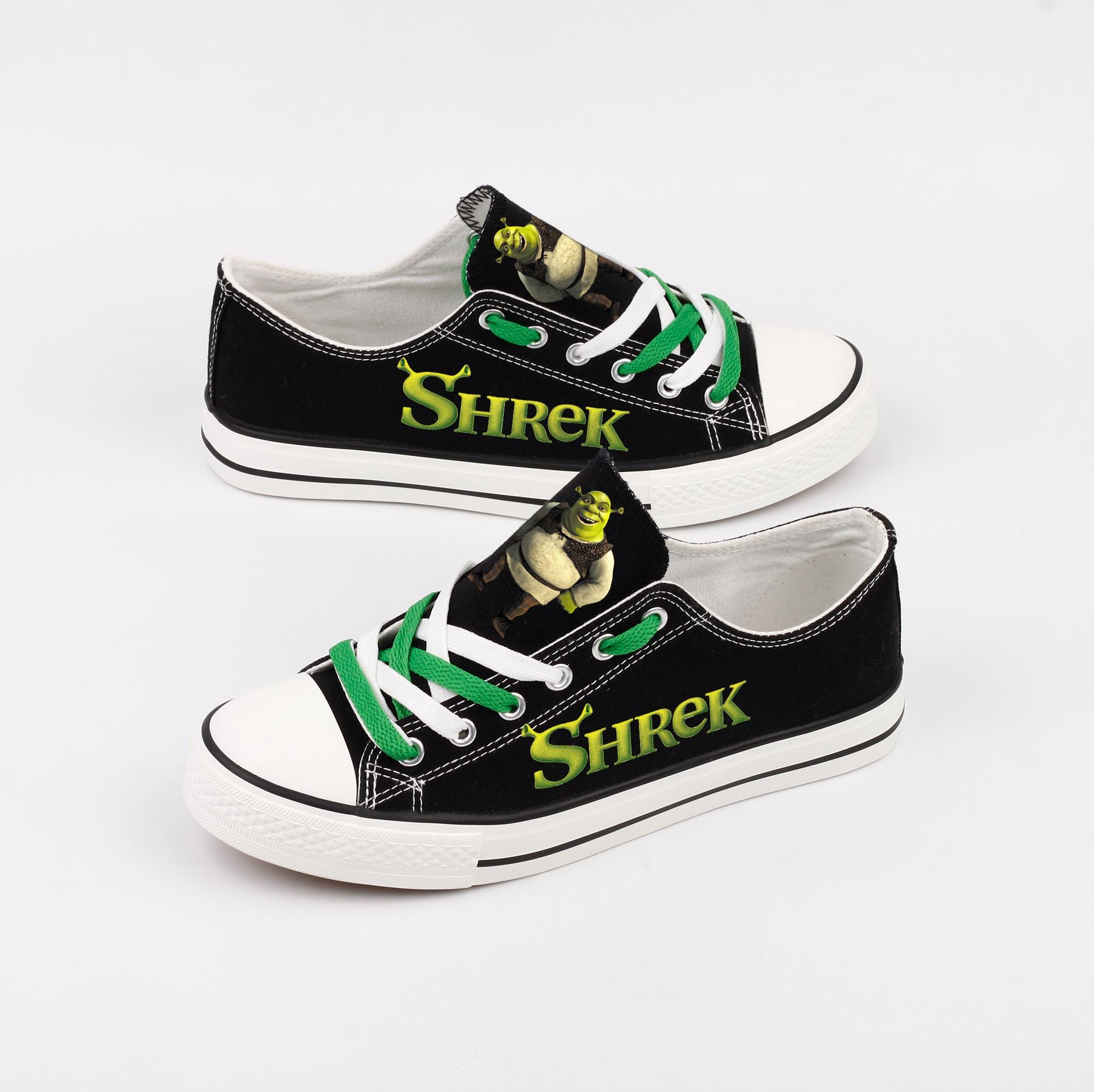 Shrek Shoes, Shrek, Canvas Shoes, Cartoon, Dream Works, Family ...