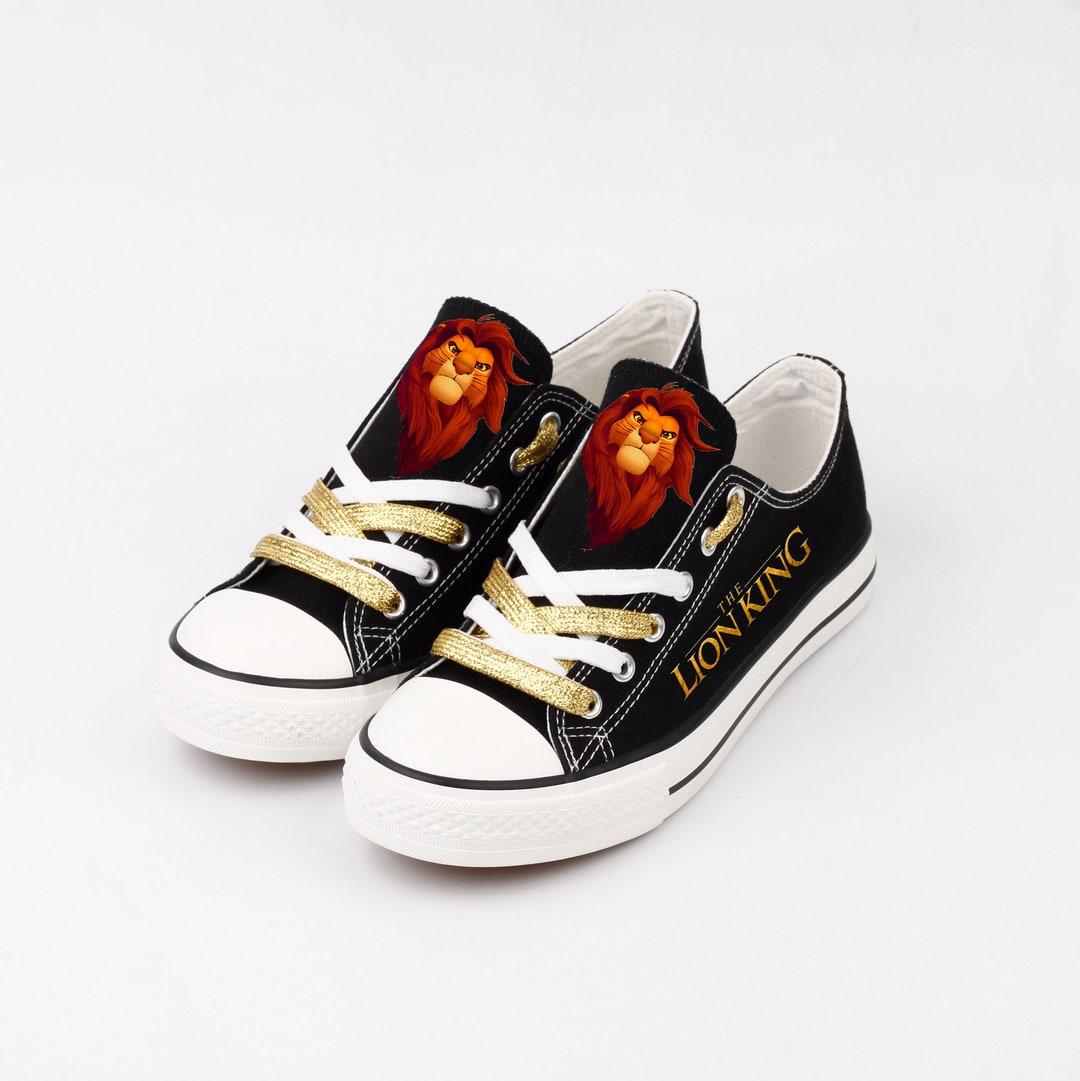 Lion King Shoes, Simba Shoes, Sneakers, Canvas Shoes, Gift, Cartoon ...