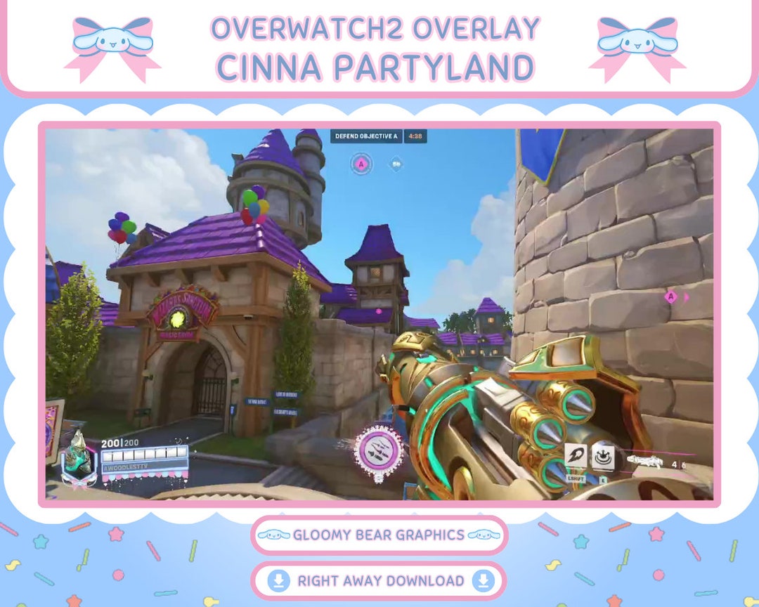 Cinna Partyland overwatch2 Overlay - Etsy
