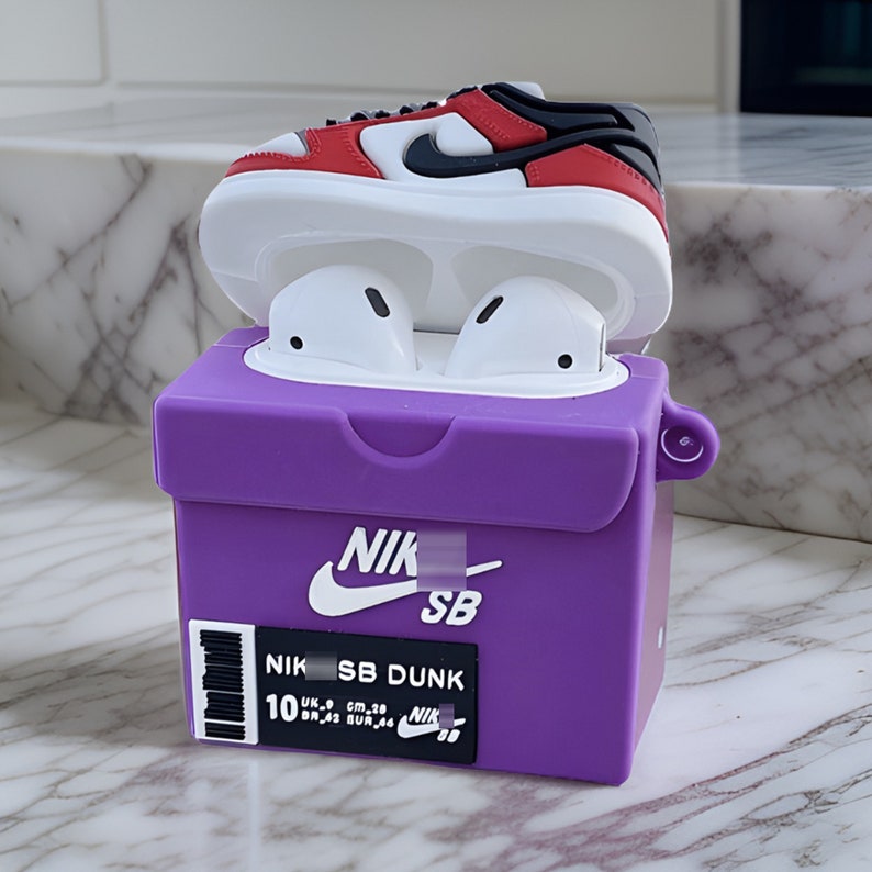Sneaker Shoe Box Design AirPod Case Custom AirPod Case for Gen 1/2/3 ...