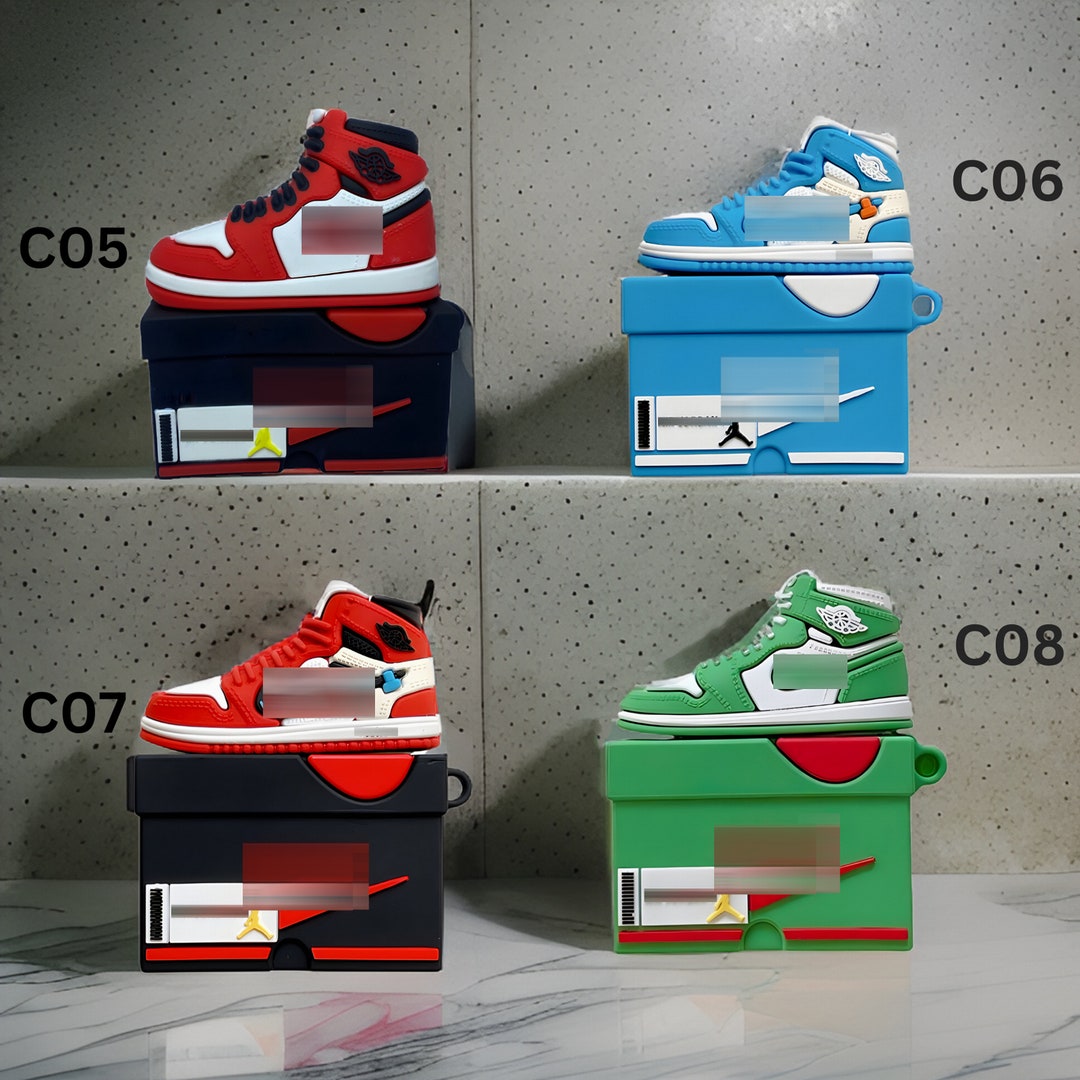Sneaker Shoe Box Design AirPod Case Custom AirPod Case for Gen 1/2/3 ...