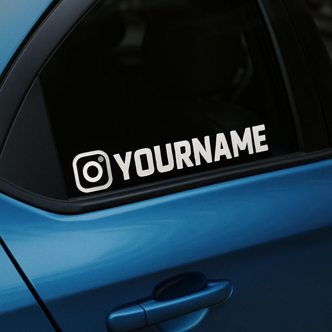 Custom Instagram Vinyl Stickers for Cars, Laptops, Bottles ...