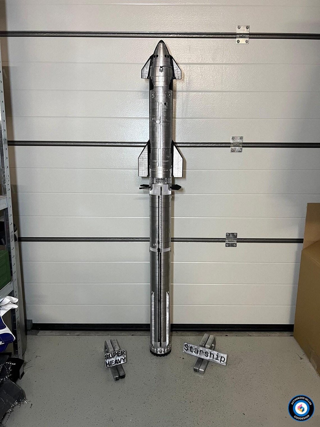 Space Rocket & Booster Model 150cm | Moon | Iconic Spacecraft Replica ...