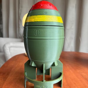 Mini Nuke Fat Man Replica | 3D Printed Fallout-inspired Bomb Prop ...