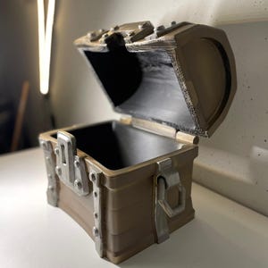 Game Loot Chest Life Size | 3D Printed Pirate Storage Treasure Crate ...