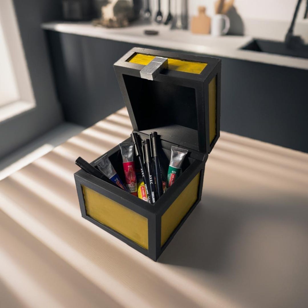 Desk Storage Chest Life Size | 3D Printed Storage Box for Gamers ...