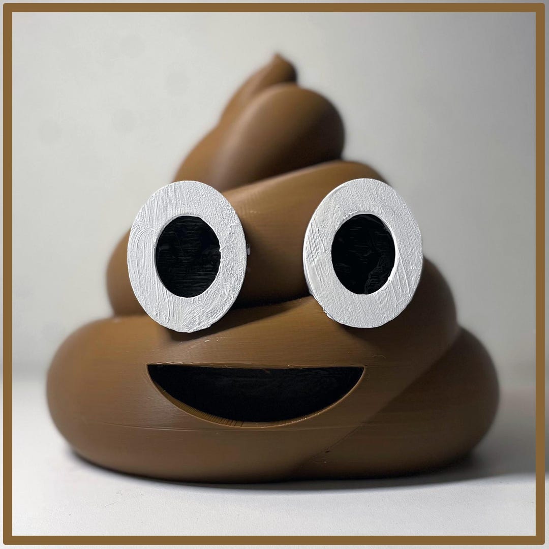 Poop Emoji Decor | Fun Desktop Ornament and Gift | Quirky Home and Room ...