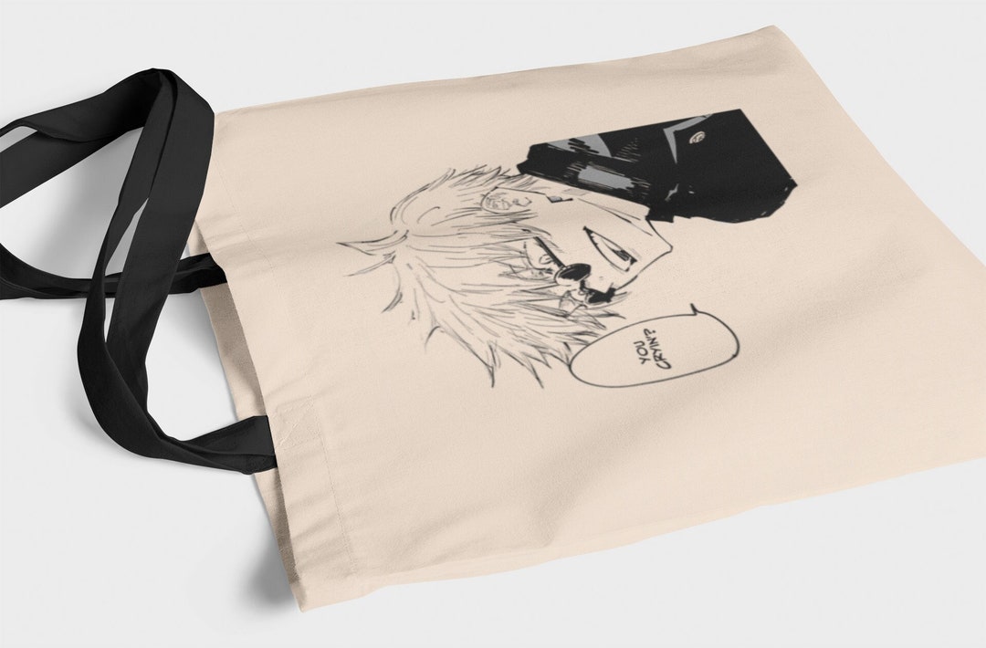 Jujutsu Kaisen - Gojo Satoru, JJK Tote Bag, Cotton Canvas Tote Bag ...