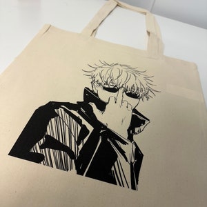 Jujutsu Kaisen - Gojo Satoru, JJK, Eco Tote Bag, Reusable, Cotton ...