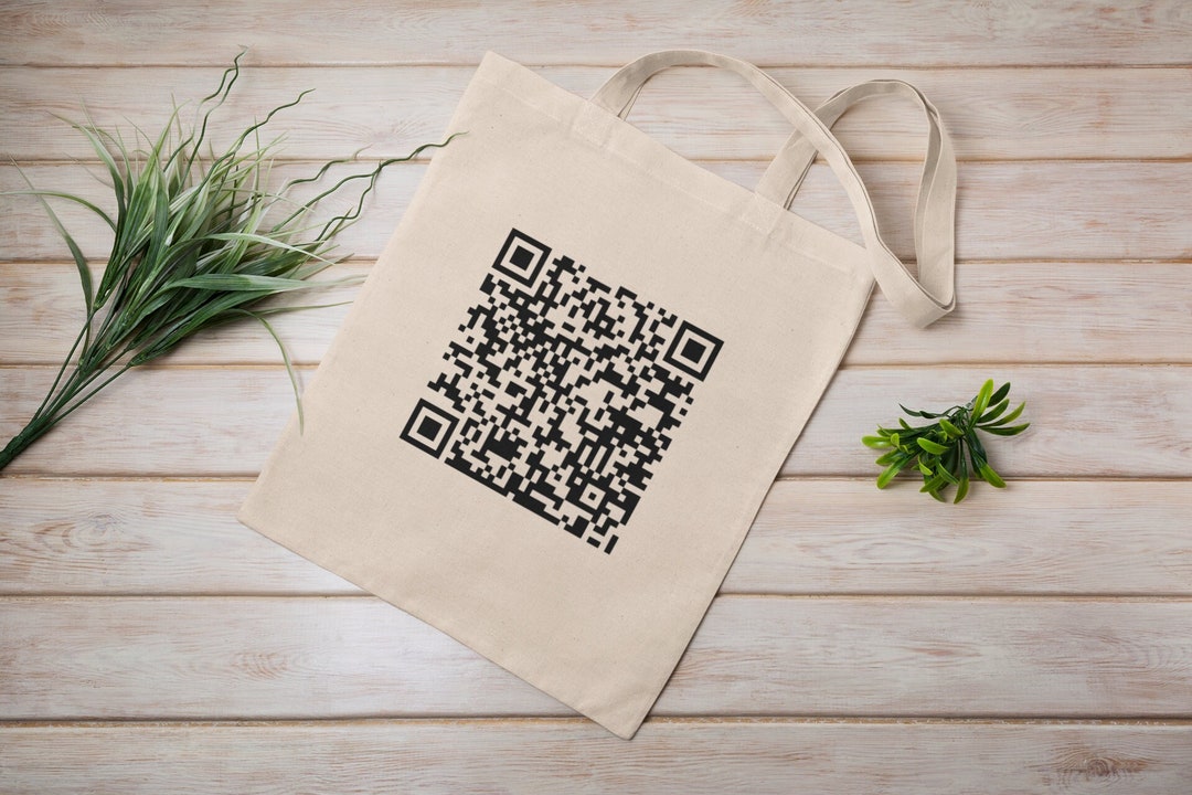 Josh Hutcherson Whistle QR Code Tote Bag, Reusable, Cotton Canvas Tote ...