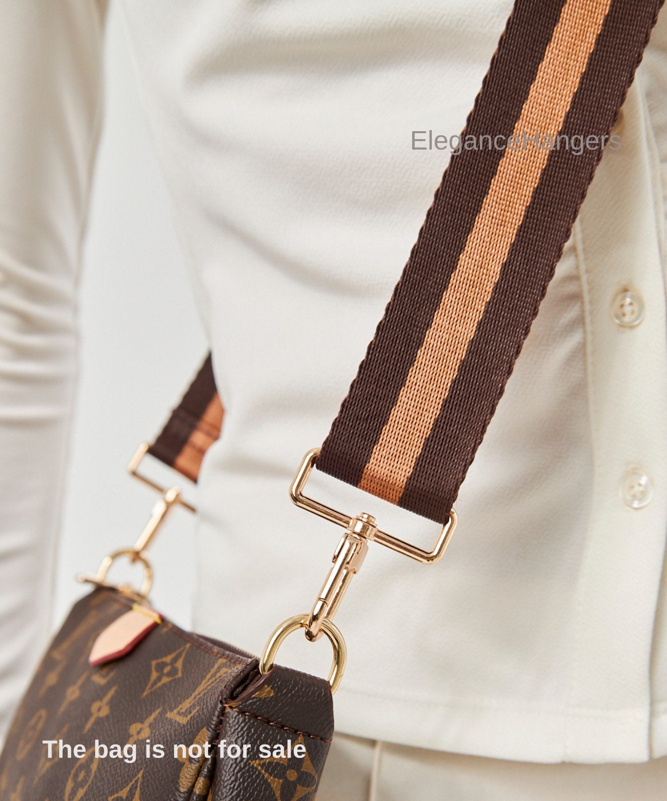 Crossbody Bag Strap, Brown Purse Strap, Handbag Strap, Wide Shoulder ...