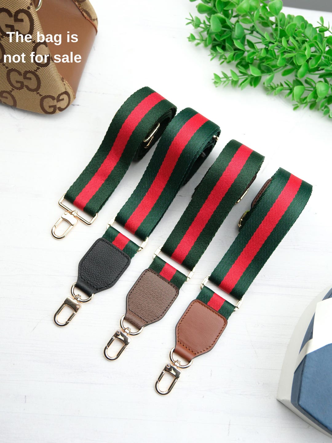 Crossbody Bag Strap, Green, Red, Guitar Strap, Green Bag Strap, Handbag ...