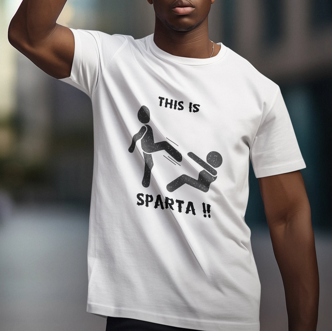 Humor, Movies, 300, Spartans, Sparta, Funny Illustration, 100% Cotton ...