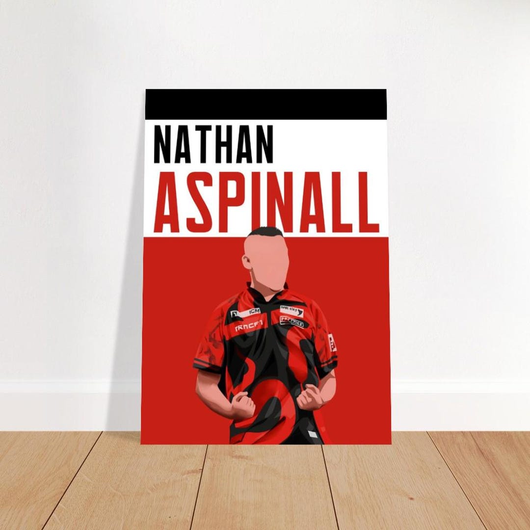 Nathan Aspinall | Darts Fan Poster (sizes A4, A3, A2, A1, A0) - Etsy
