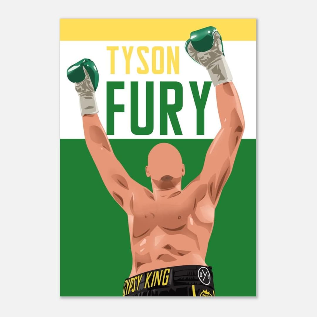 Tyson Fury | Boxing Fan Poster (sizes A4, A3, A2, A1, A0) - Etsy