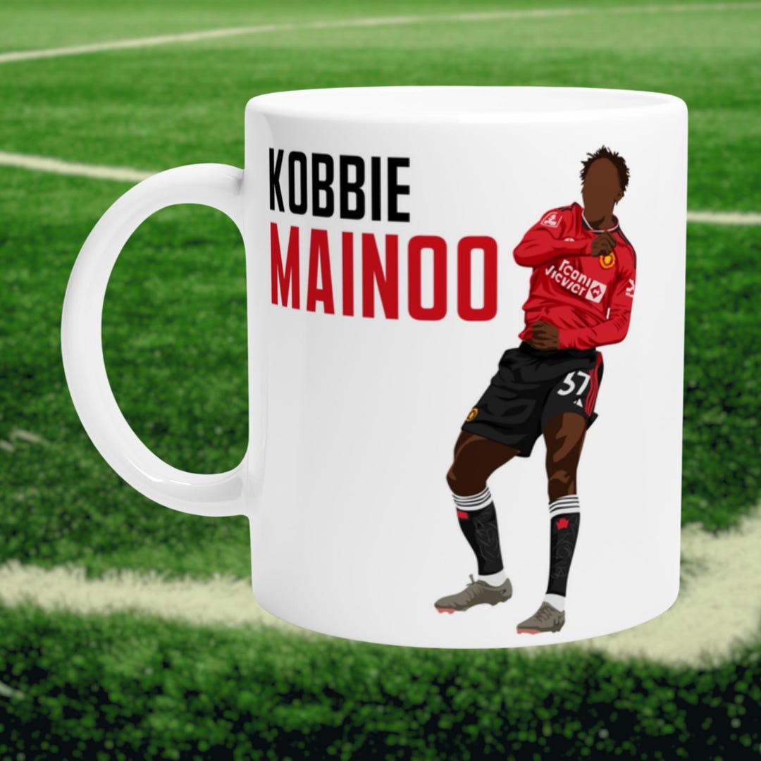 Kobbie Mainoo | Manchester United | Football Fan Mug - Etsy