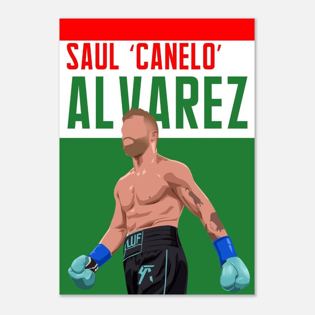 Saul 'canelo' Alvarez | Boxing Fan Poster (sizes A4, A3, A2, A1, A0) - Etsy