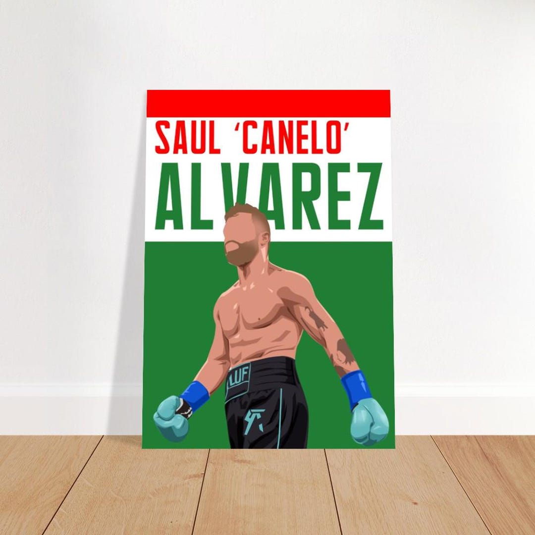 Saul 'canelo' Alvarez | Boxing Fan Poster (sizes A4, A3, A2, A1, A0) - Etsy