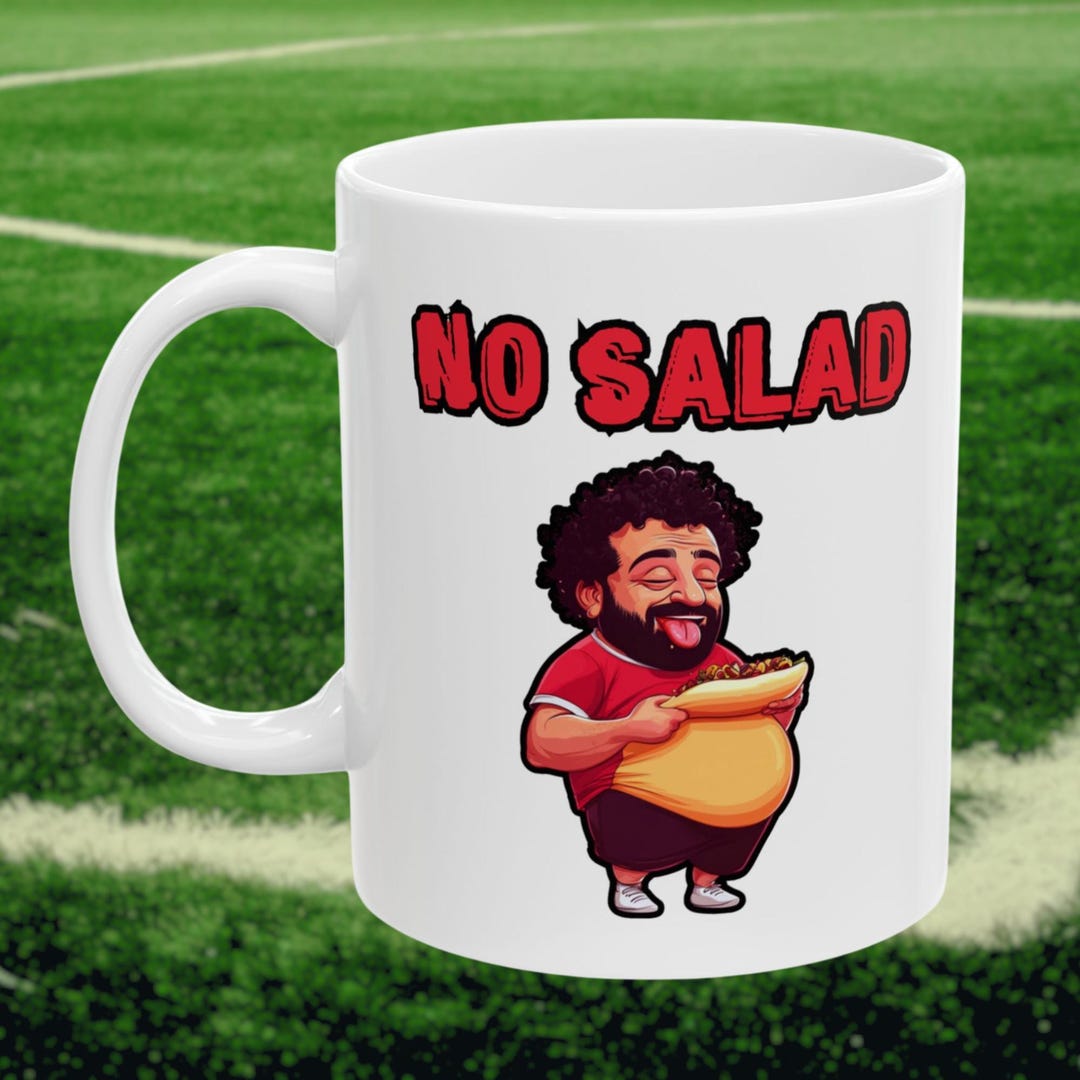 Mo Salah 'no Salad' Mug: Liverpool Football Meme Gift - Etsy UK