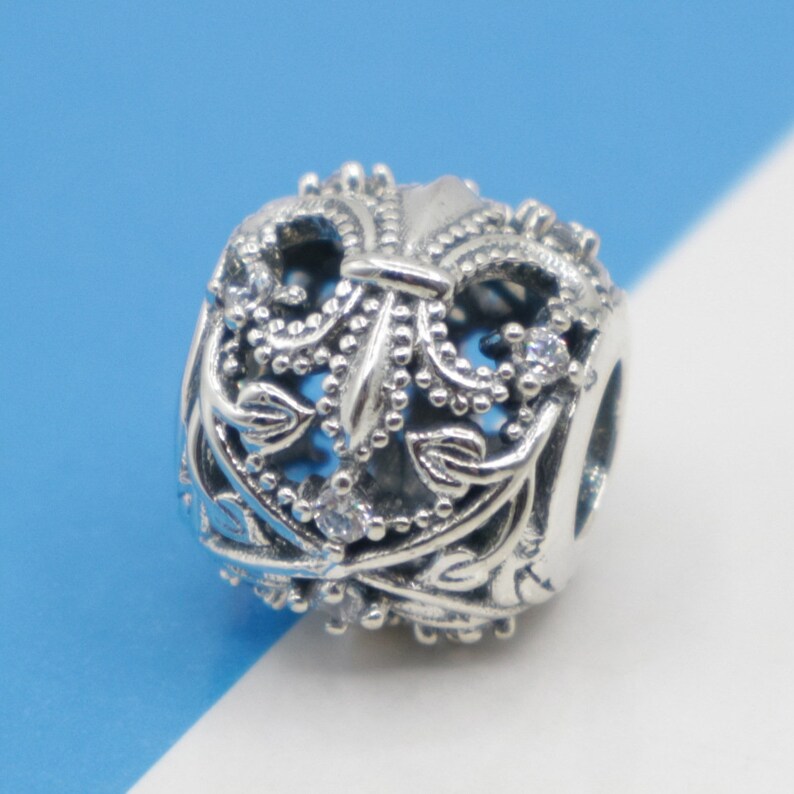 Pandora Fleur De Lis Openwork Lily Charm Silver S925 ALE - Etsy