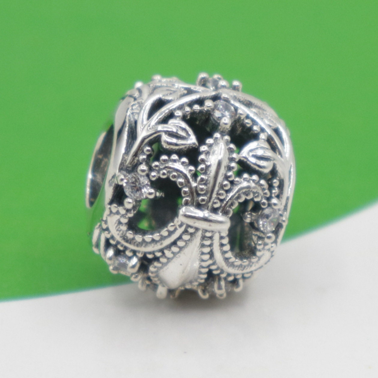 Pandora Fleur De Lis Openwork Lily Charm Silver S925 ALE - Etsy