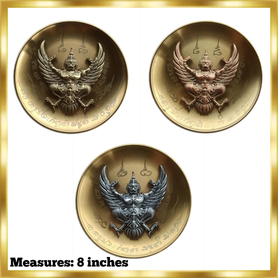 Elegance Garuda Plate Display 8 Inches People Believe That Garuda Can ...