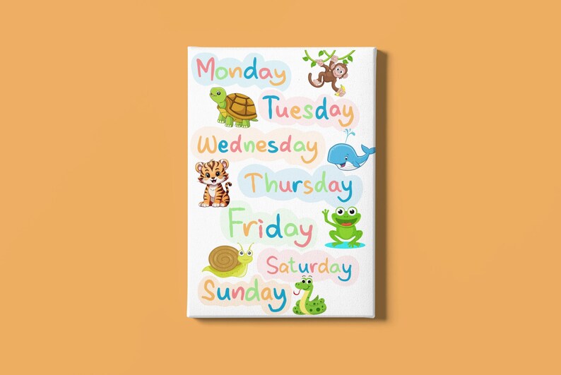 Days of the Week Homeschool Kindergarten Preschool Resources Printable ...