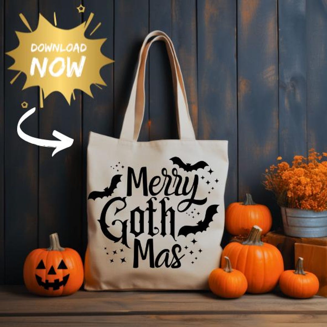 Merry Goth Mas, Digital Download, Svg, Png, Cricut Silhouette Cutting ...