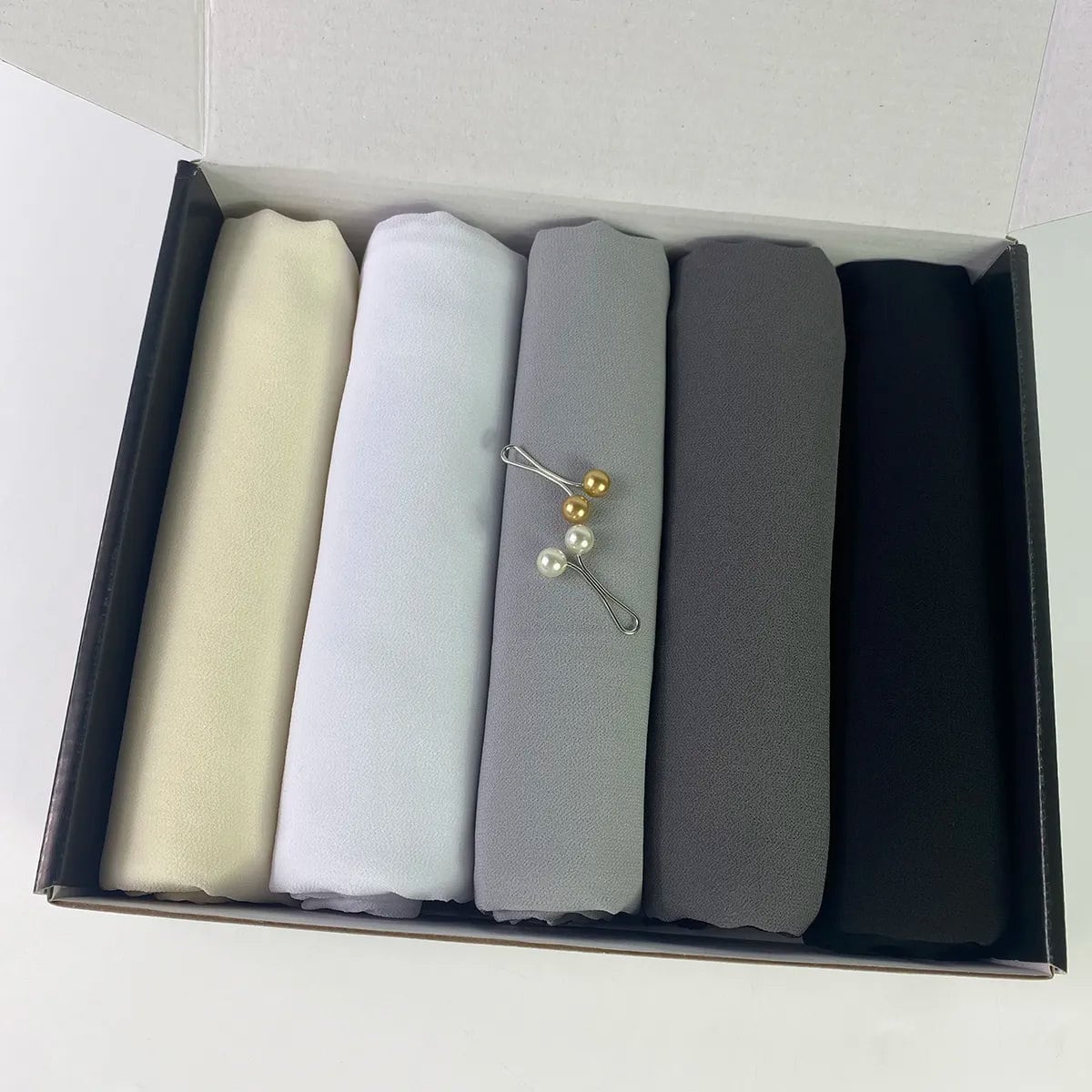 Customize Gift Box Hijab Muslim Chiffon Scarf Women Solid - Etsy