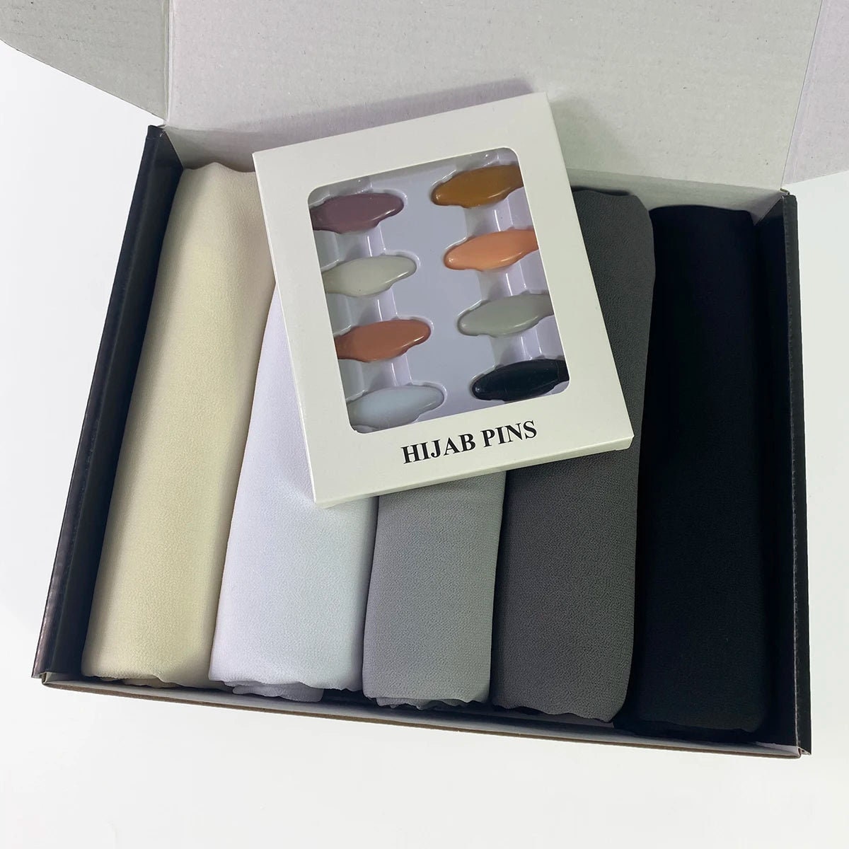 Customize Gift Box Hijab Muslim Chiffon Scarf Women Solid - Etsy